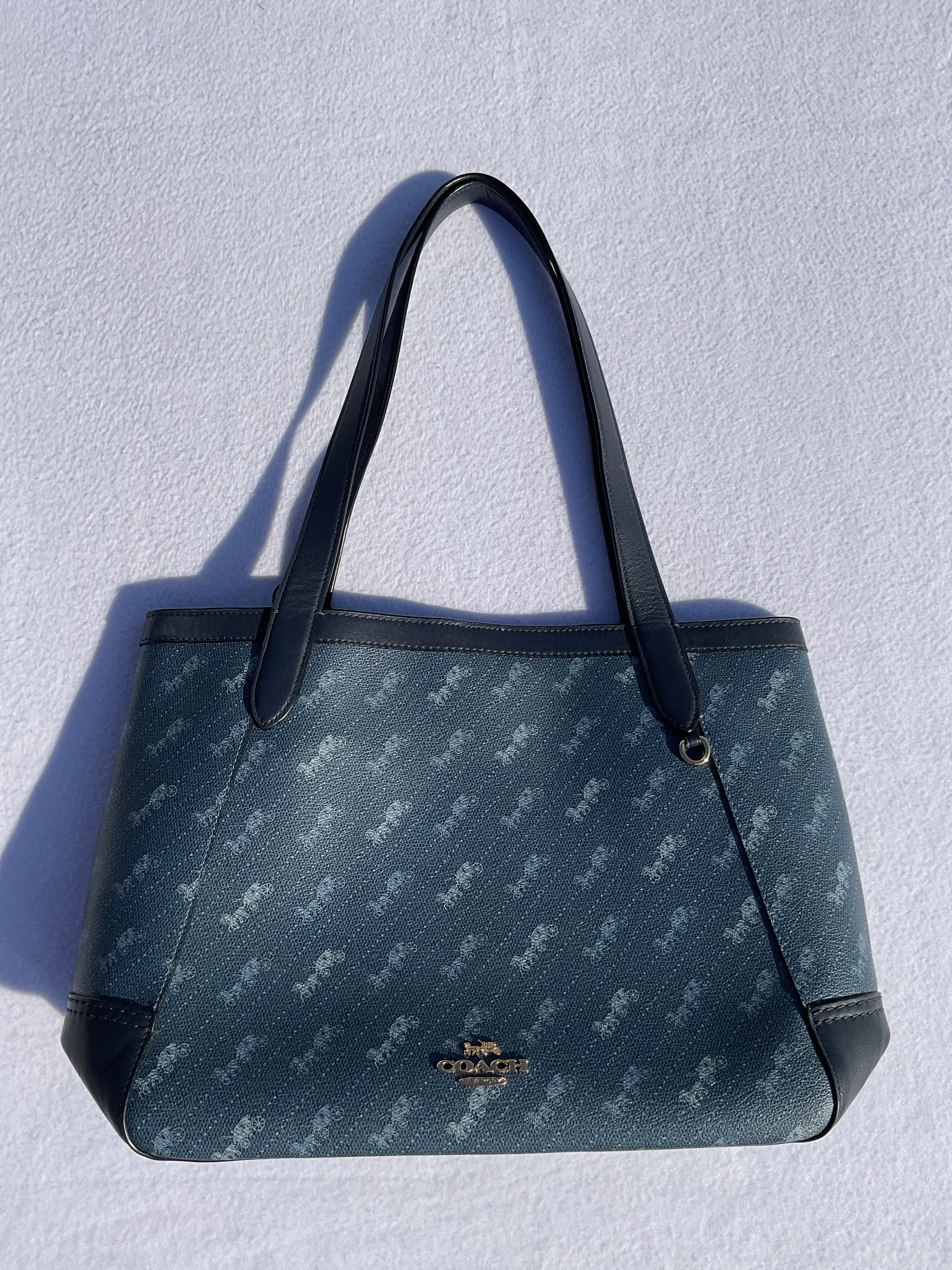 Handbag Designer By Coach In Blue, Size:Large / as is – Clothes Mentor ...